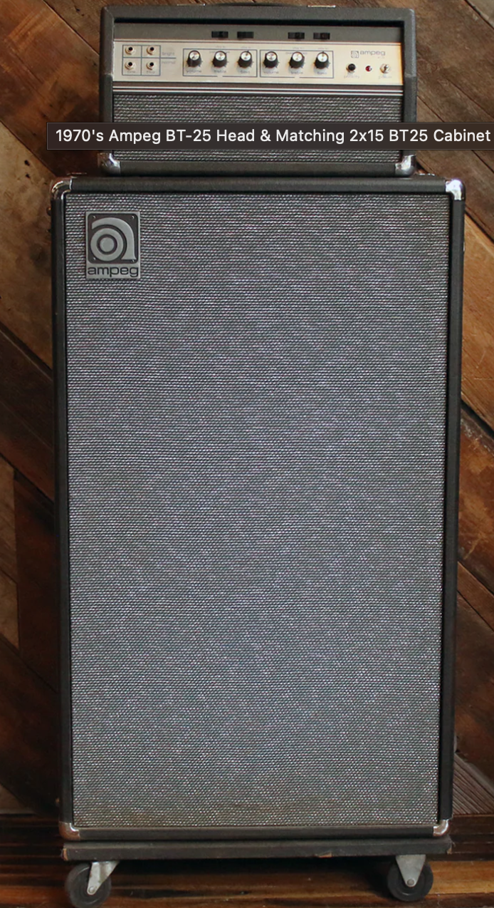 BT25 Cabinet 2x15 - Ampeg BT25 Cabinet 2x15 - Audiofanzine