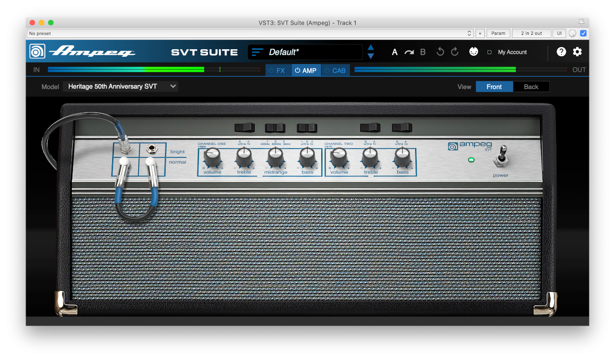 SVT Suite - Ampeg SVT Suite - Audiofanzine