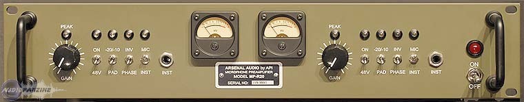 Arsenal Audio R 20 - API Audio Arsenal Audio R 20 - Audiofanzine