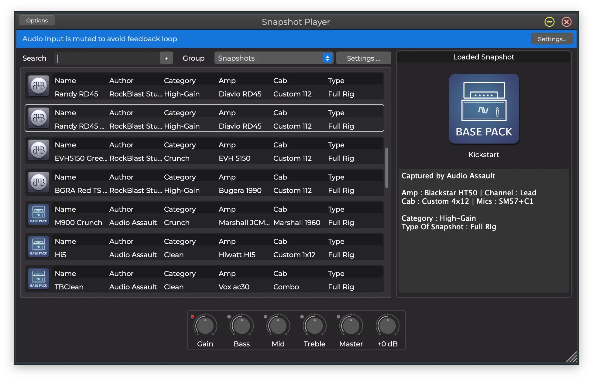 Snapshot Maker - Audio Assault Snapshot Maker - Audiofanzine