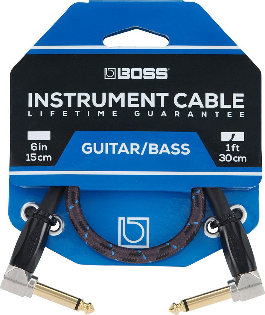 BIC-1AA Right Angle Instrument Cable 1' Boss - Audiofanzine