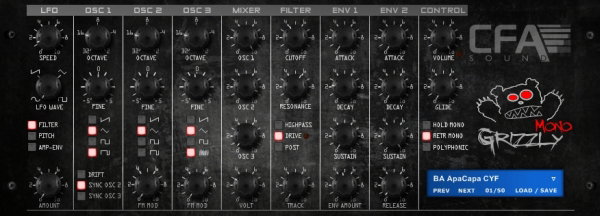 MonoGrizzly, FilterGrizzly LITE & Rom-Tron Expansion 01 - Audiofanzine