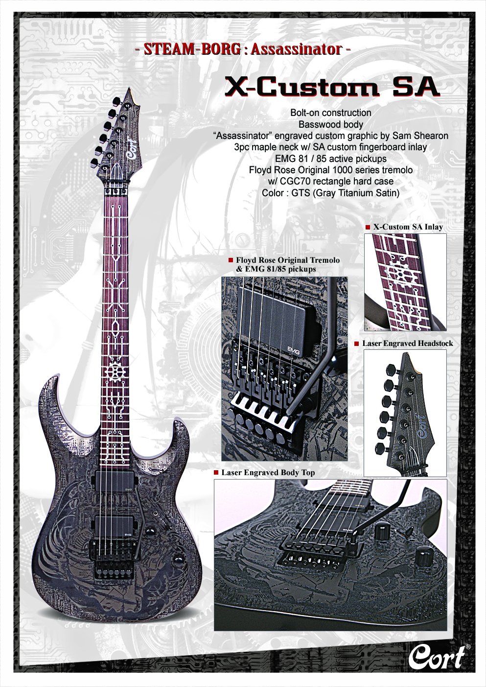 X-Custom SA - Cort X-Custom SA - Audiofanzine