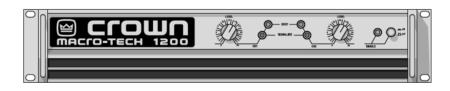 Macro-Tech 1200 - Crown Macro-Tech 1200 - Audiofanzine