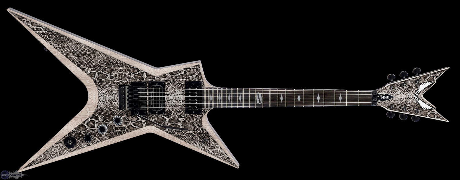 Photo Dean Guitars Razorback Stealth Floyd Snakeskin : Dean Guitars ...