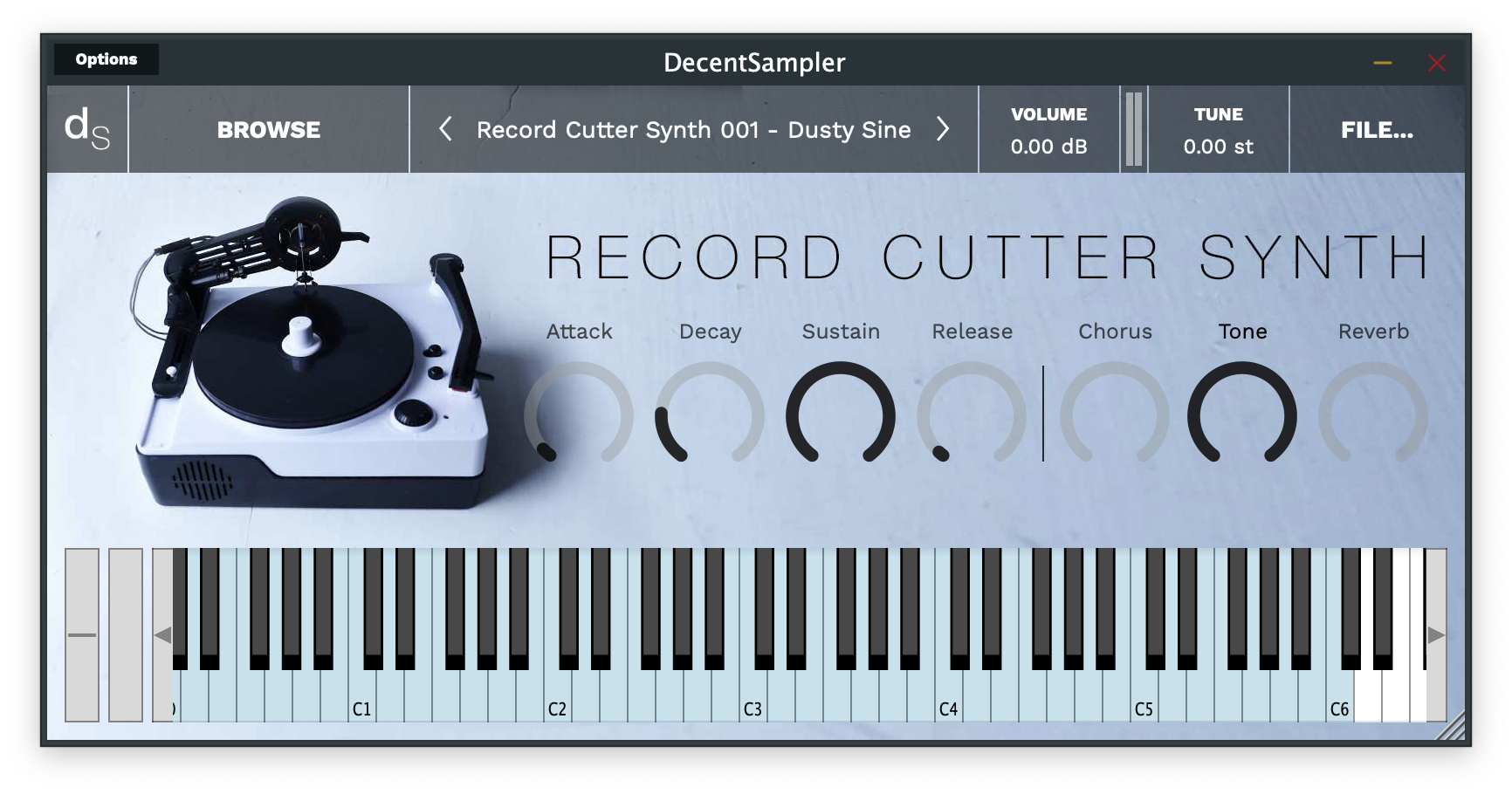 Record Cutter Synth - Decent Samples Record Cutter Synth - Audiofanzine