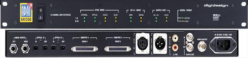 Adat Bridge|24 - Digidesign Adat Bridge|24 - Audiofanzine