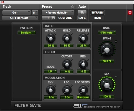 AIR Filter Gate - Digidesign AIR Filter Gate - Audiofanzine