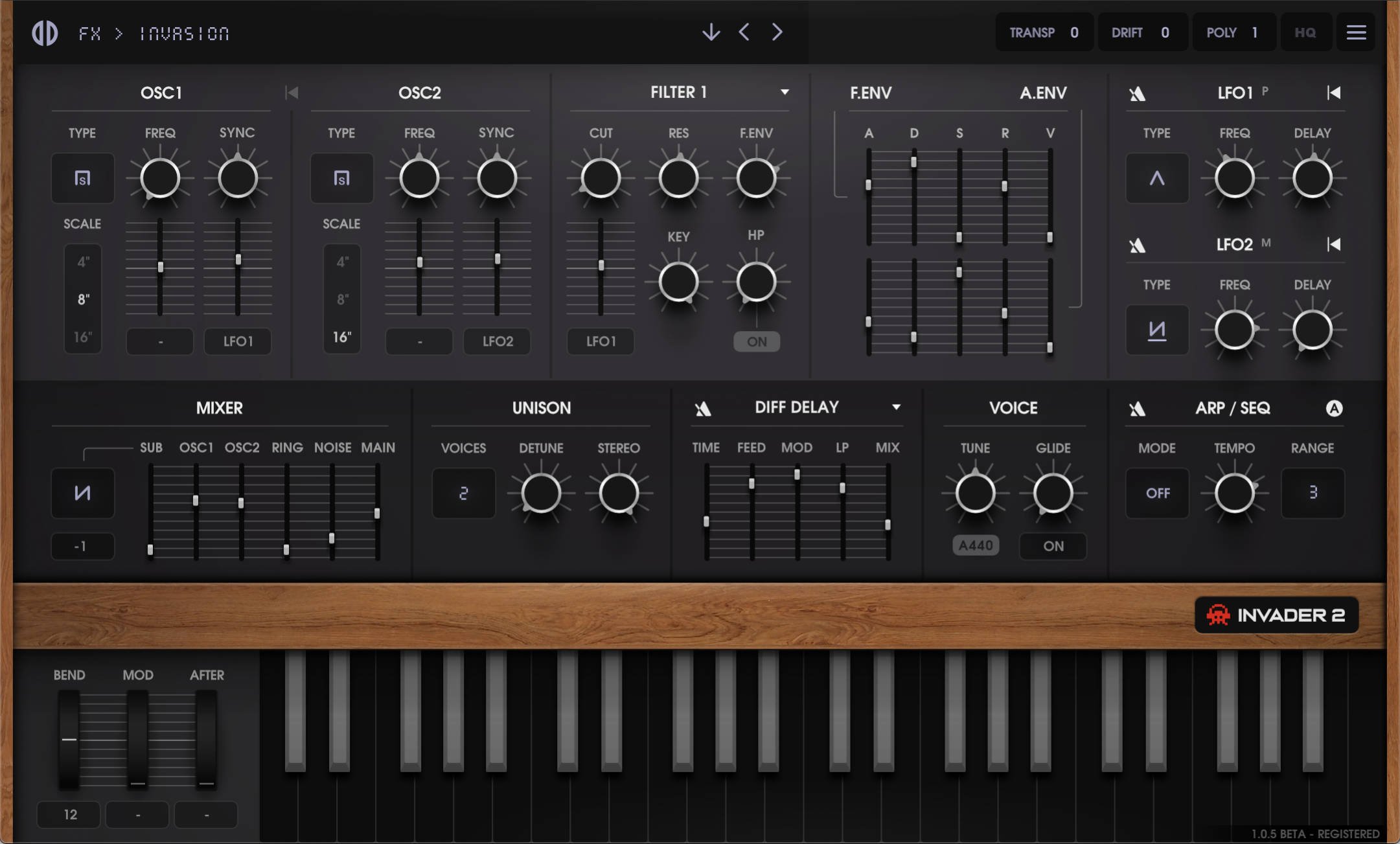 Invader 2 - E-Phonic Invader 2 - Audiofanzine