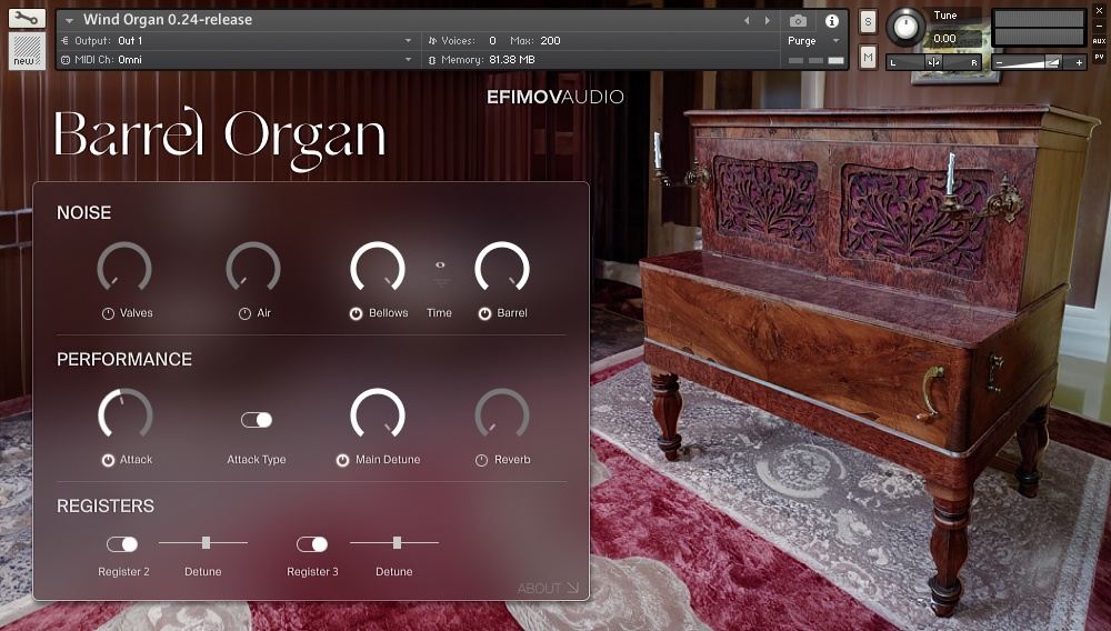 Barrel Organ - Efimov Audio Barrel Organ - Audiofanzine