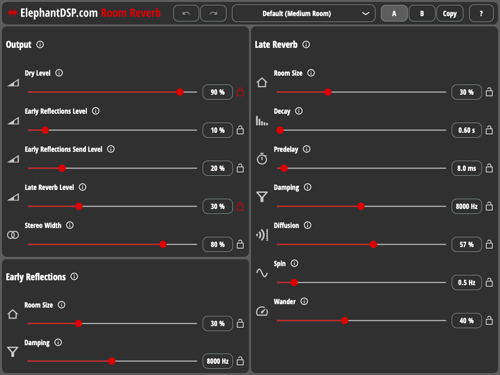 Room Reverb - Elephant DSP Room Reverb - Audiofanzine