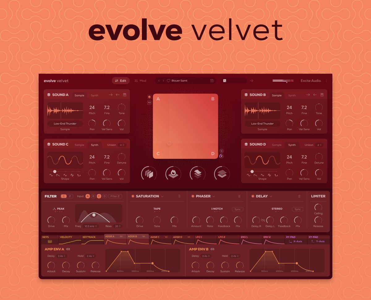 Evolve Velvet - Excite Audio Evolve Velvet - Audiofanzine
