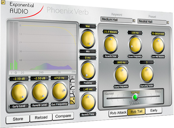 Phoenix Verb - Exponential Audio Phoenix Verb - Audiofanzine