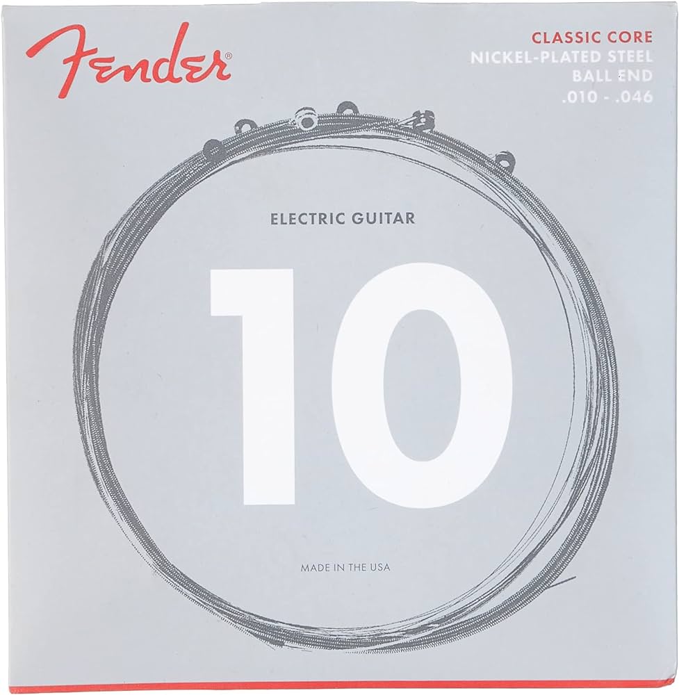 255's Classic Core Nickel-Plated Steel Guitar Strings Fender - Audiofanzine