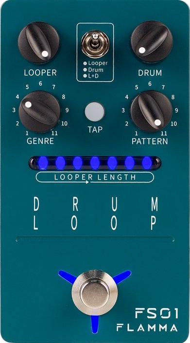 FS01 Drum Machine & Phrase Loop Pedal Flamma - Audiofanzine