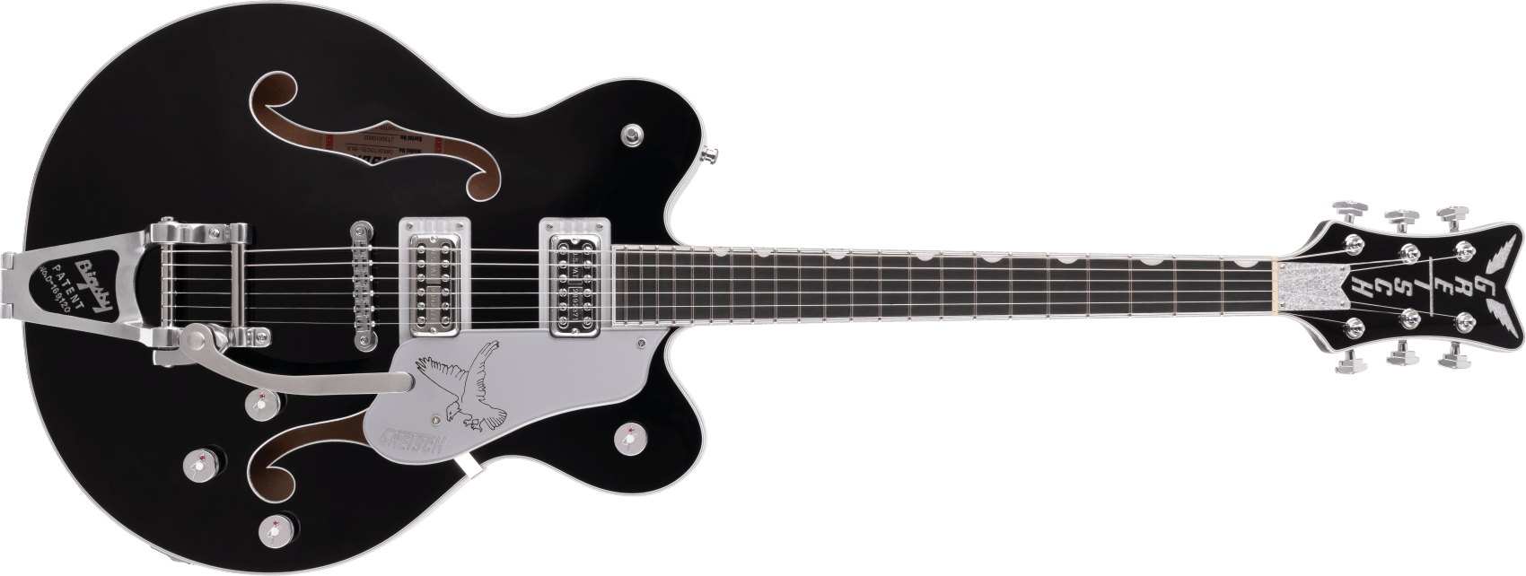 G6636TSL Players Edition Silver Falcon Center Block Double-Cut with ...