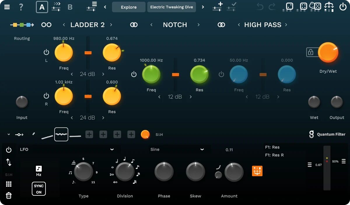 Quantum Filter - GS DSP Quantum Filter - Audiofanzine