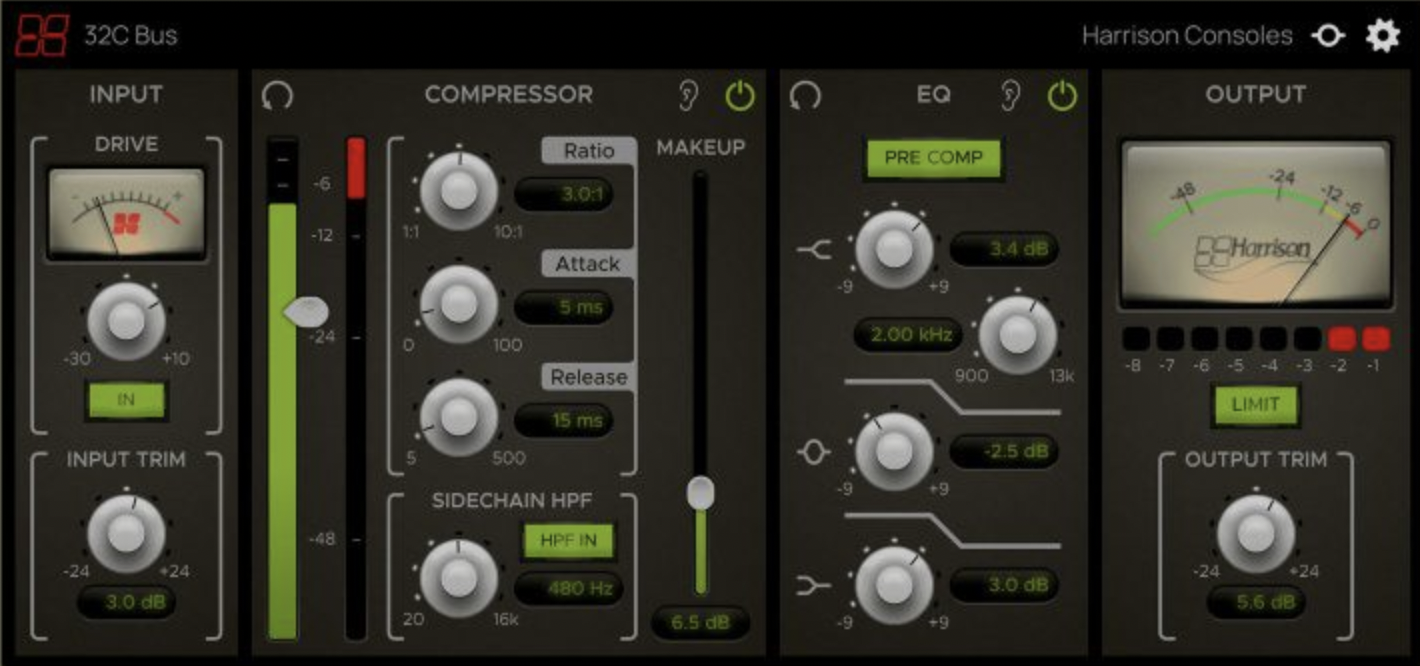 32C Bus - Harrison Audio 32C Bus - Audiofanzine