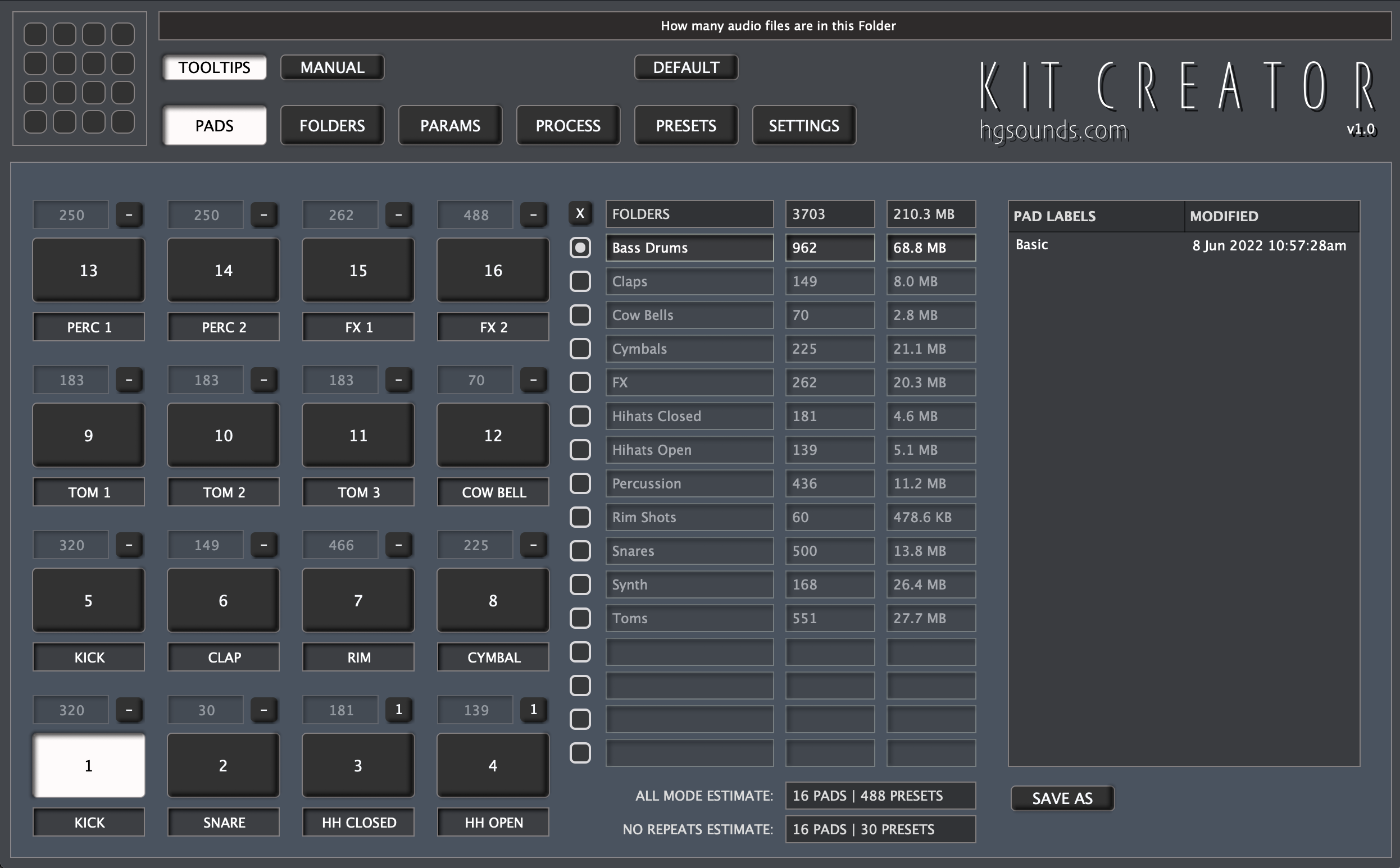 Kit Creator - Homegrown Sounds Kit Creator - Audiofanzine