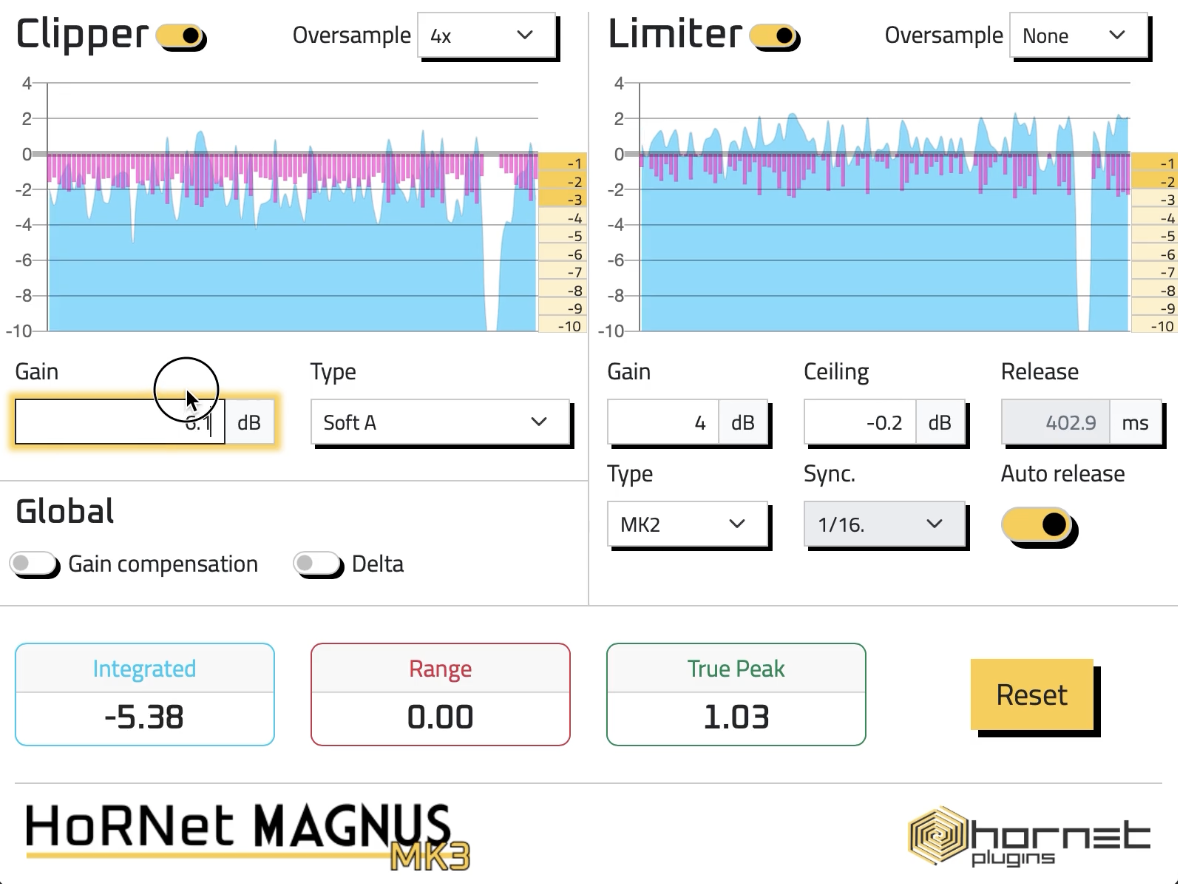 Magnus MK3 - Hornet Plugins Magnus MK3 - Audiofanzine