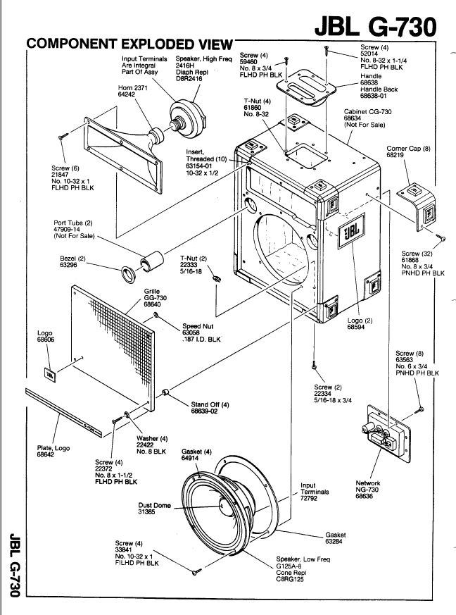 Pictures and images JBL performance G-730 - Audiofanzine