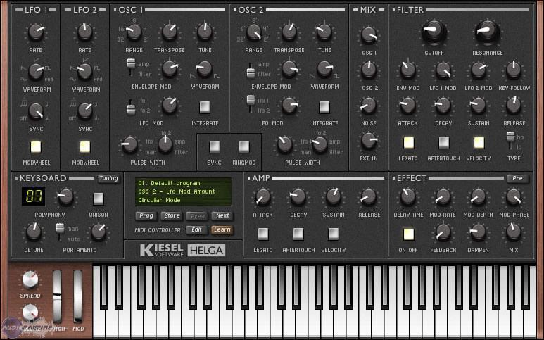 Helga - Kiesel Software Helga - Audiofanzine