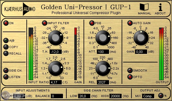 Golden Uni-Pressor GUP-1 Kjaerhus Audio - Audiofanzine