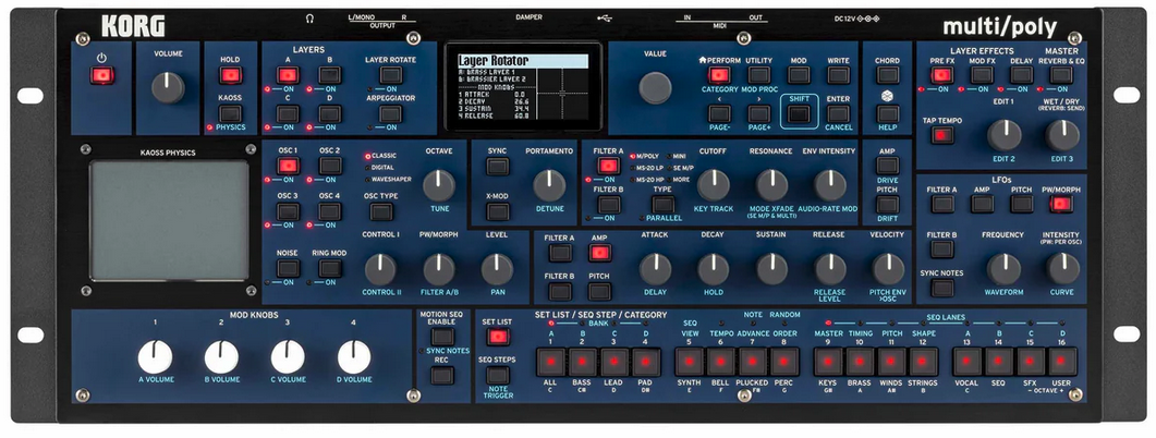 multi/poly module - Korg multi/poly module - Audiofanzine