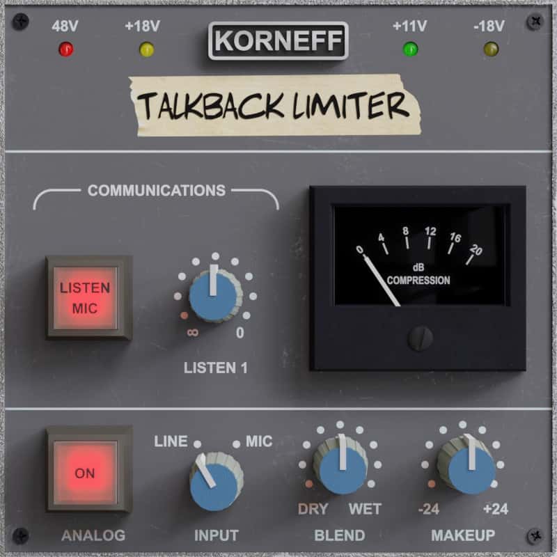 Talkback Limiter - Korneff Audio Talkback Limiter - Audiofanzine