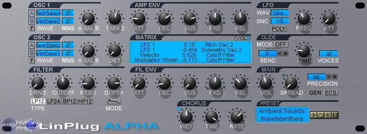 Alpha - LinPlug Alpha - Audiofanzine