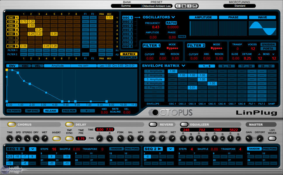 Octopus - LinPlug Octopus - Audiofanzine