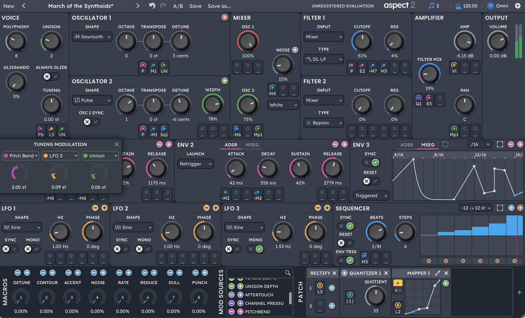 Aspect 2 - Loomer Aspect 2 - Audiofanzine