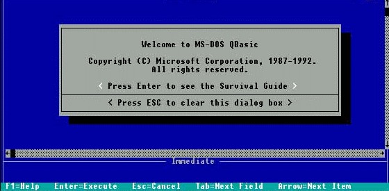 Quick Basic 4.5 - Microsoft Quick Basic 4.5 - Audiofanzine