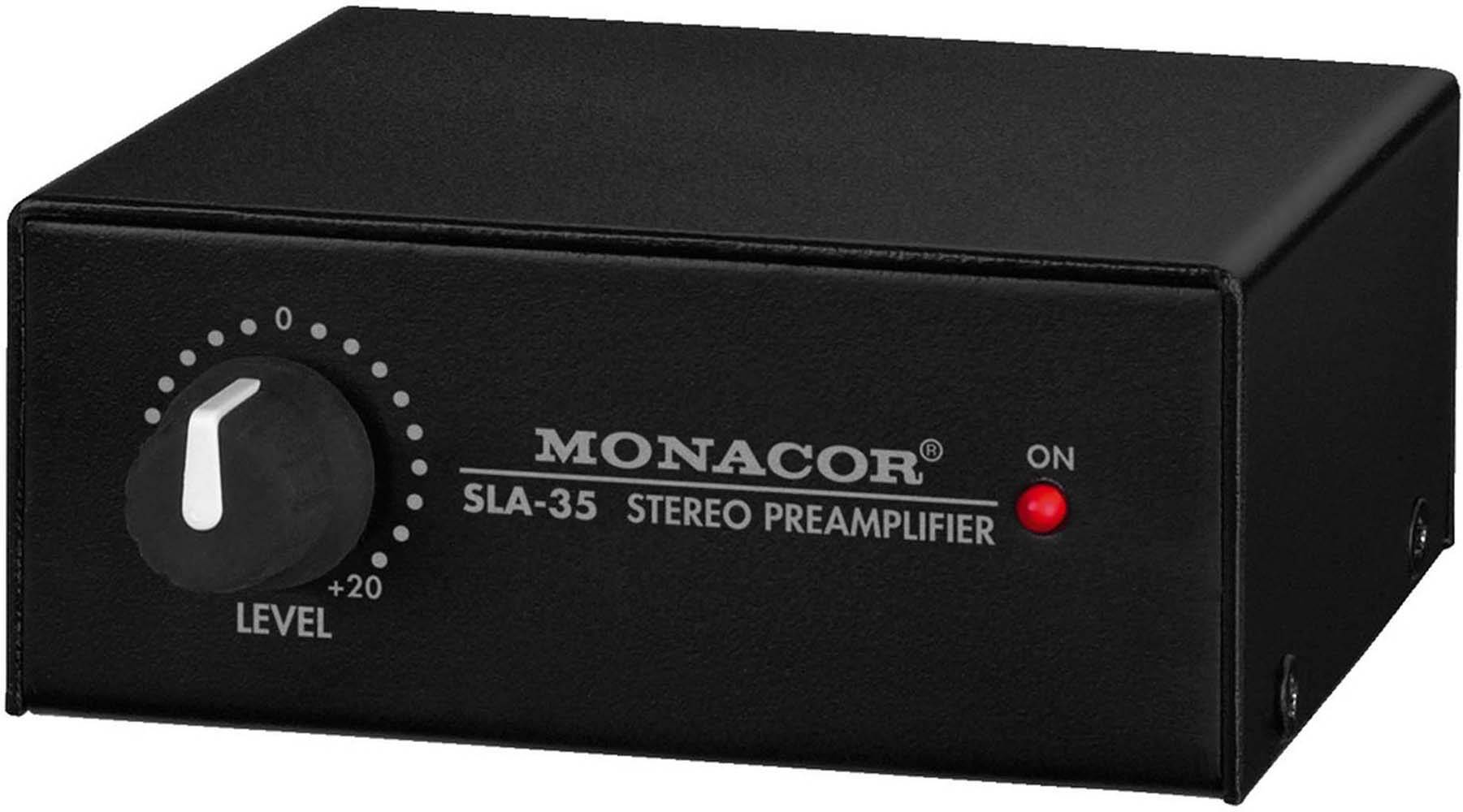 SLA-35 Stereo Preamplifier - Monacor SLA-35 Stereo Preamplifier ...