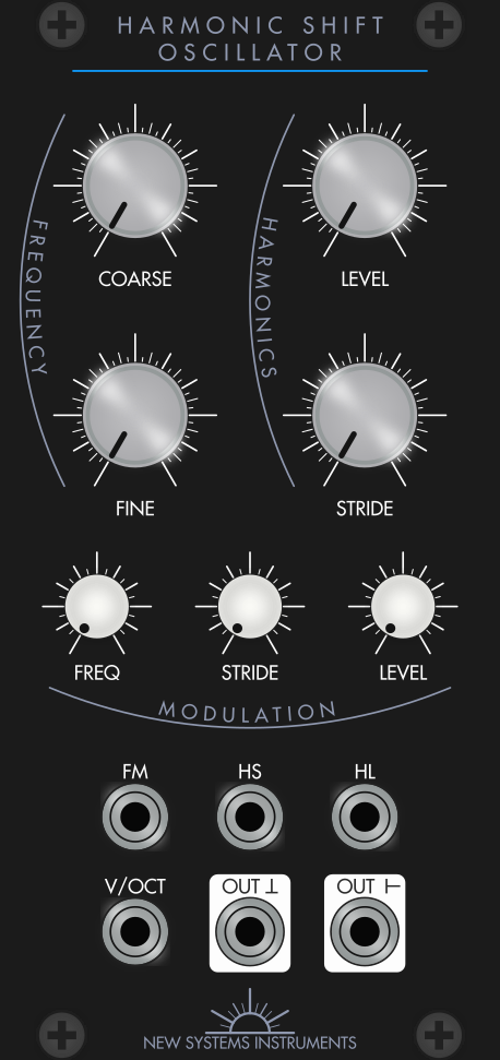 Pictures and images New Systems Instruments Harmonic Shift Oscillator - Audiofanzine