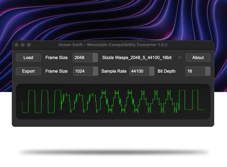 Wavetable Compatibility Converter Ocean Swift Synthesis - Audiofanzine