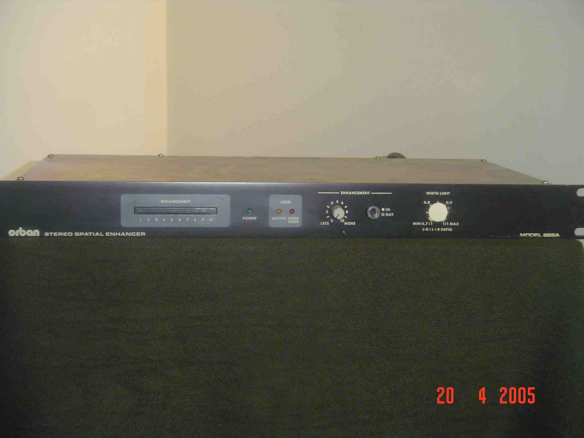 222A Stereo Spatial Enhancer Orban - Audiofanzine