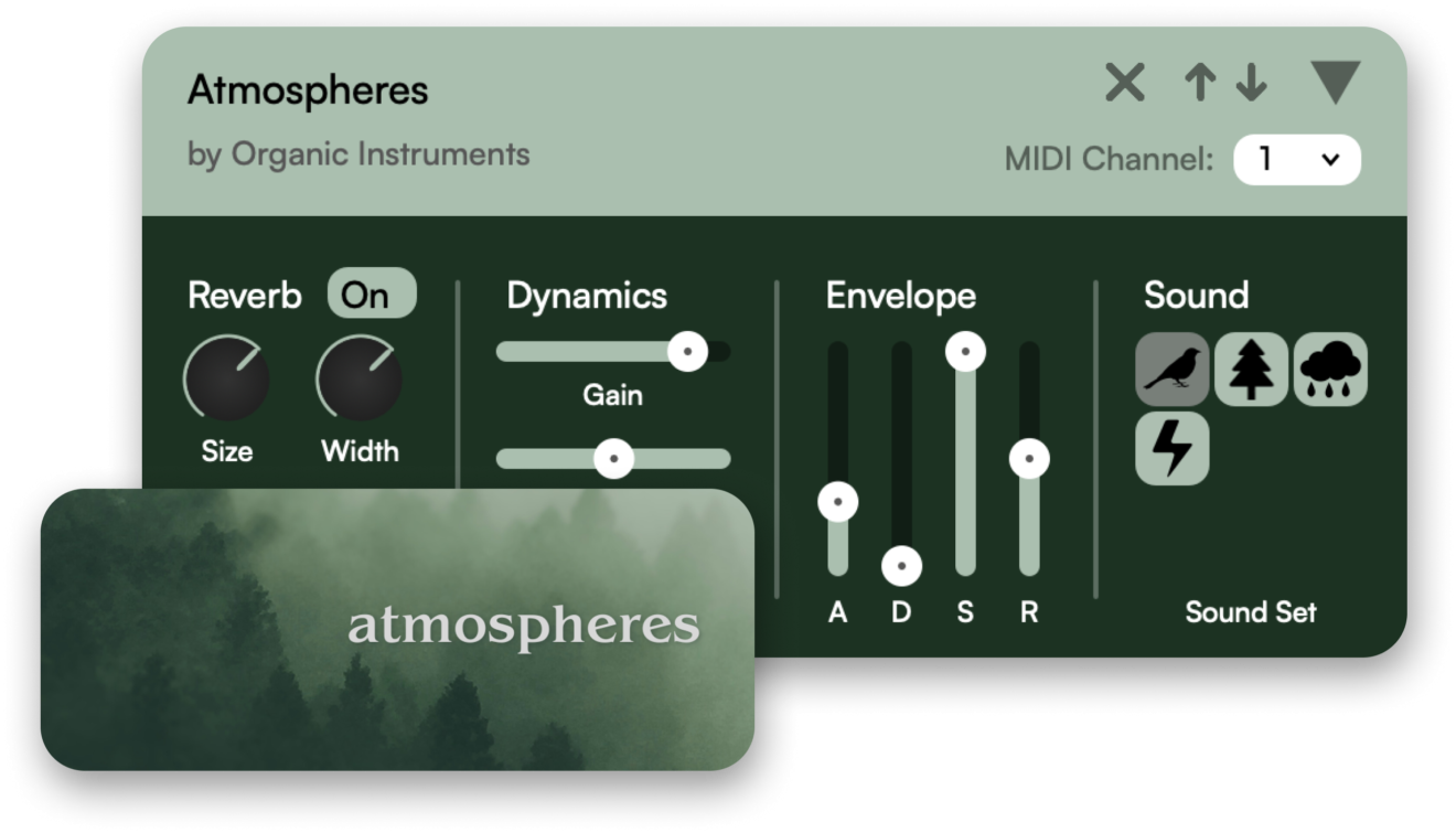 Atmospheres - Organic Instruments Atmospheres - Audiofanzine