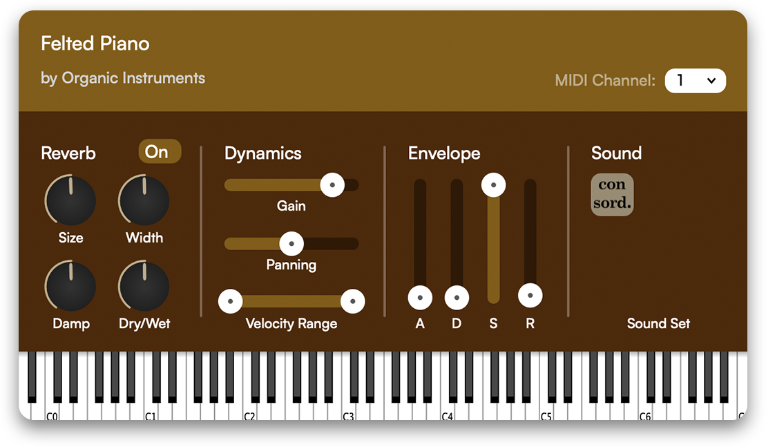 Felted Piano - Organic Instruments Felted Piano - Audiofanzine