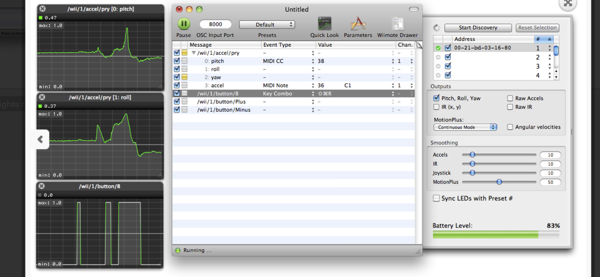 OSCulator - OSCulator OSCulator - Audiofanzine