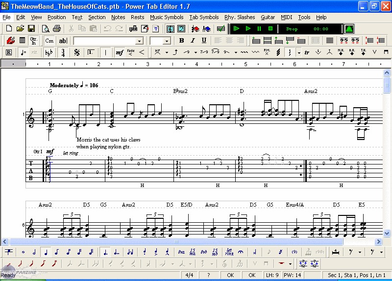v1.x - Power Tab v1.x - Audiofanzine