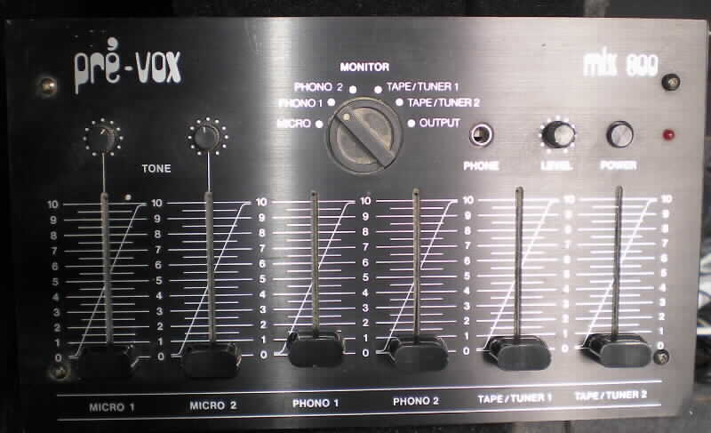 MIX 800 - Pré-Vox MIX 800 - Audiofanzine
