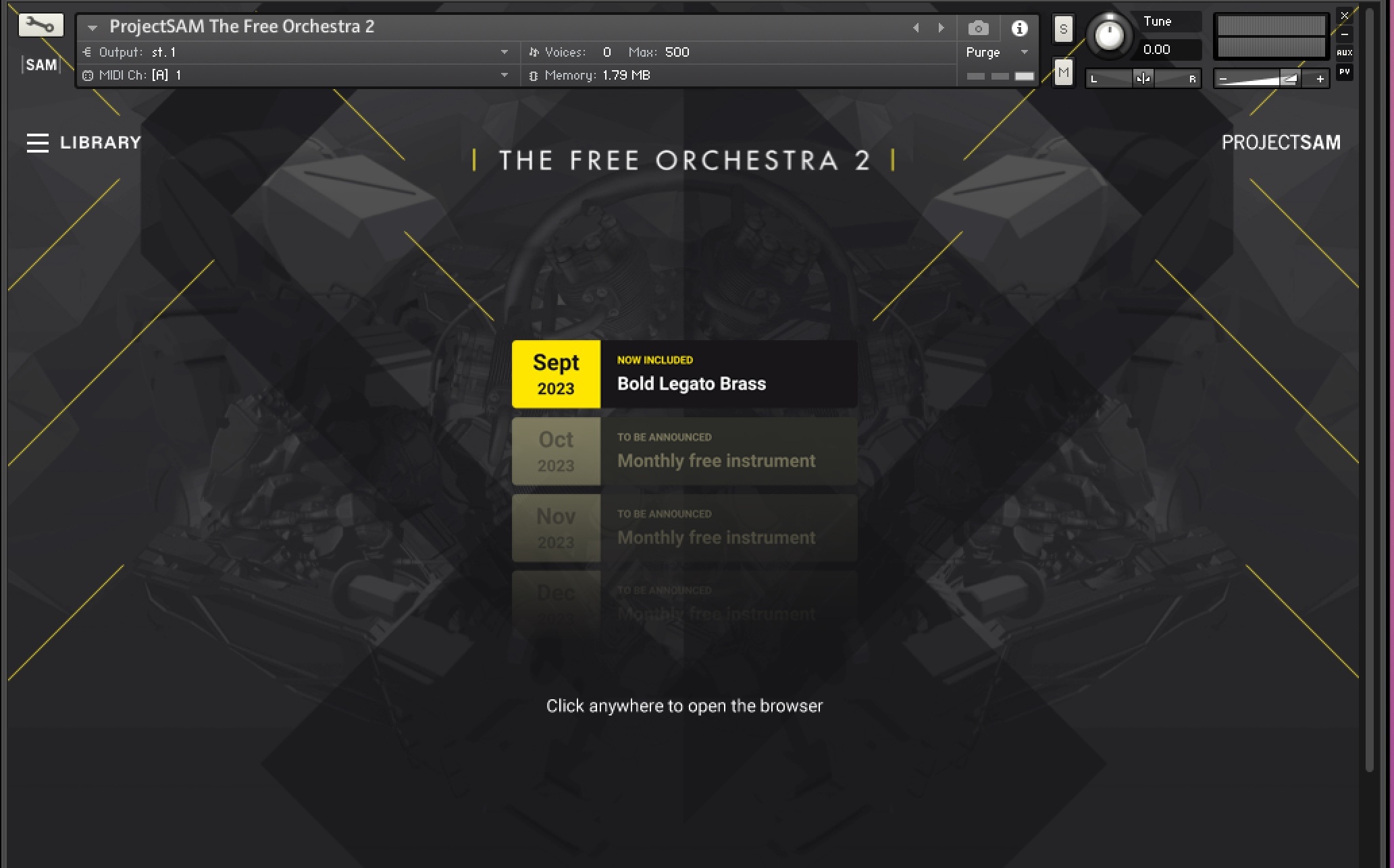 The Free Orchestra 2 - Project SAM The Free Orchestra 2 - Audiofanzine