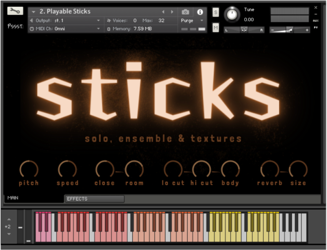 Sticks - Pssst! Instruments Sticks - Audiofanzine
