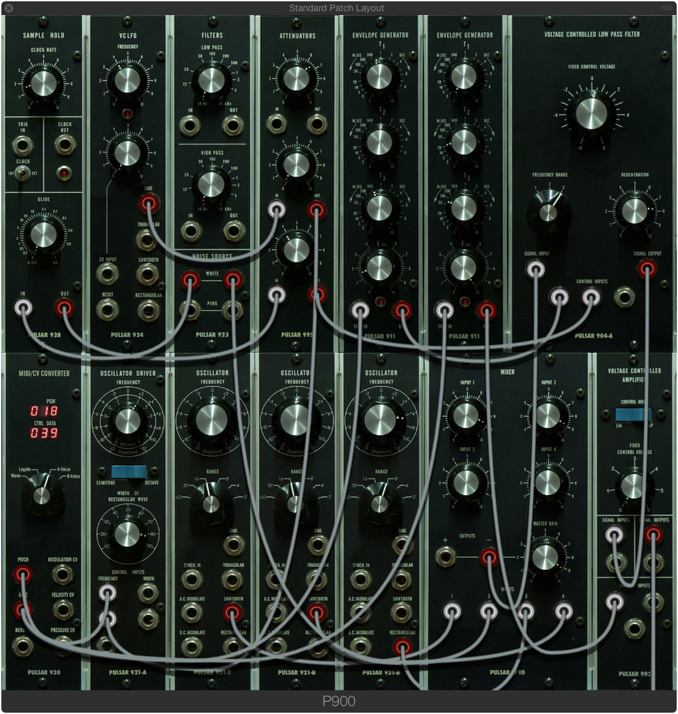 Pulsar 900 Series Modular Synthesizer Pulsar Modular - Audiofanzine