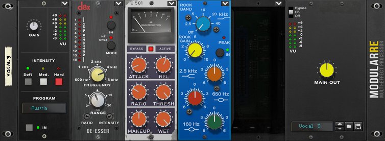 ModularRE Multi-Effect Processor Red Rock Sound - Audiofanzine