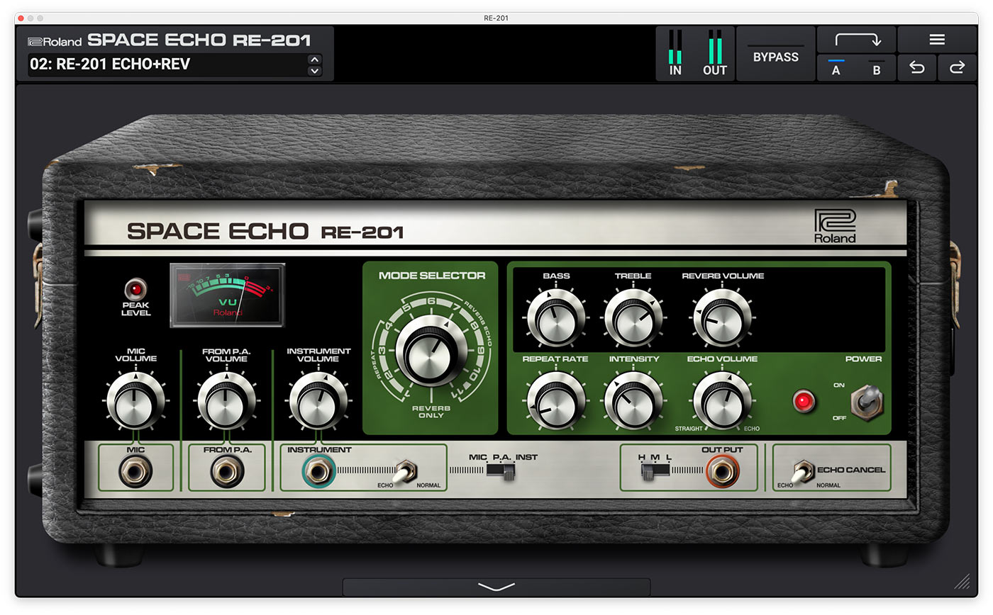 Re 201 Space Echo Plug In Roland Re 201 Space Echo Plug In Audiofanzine