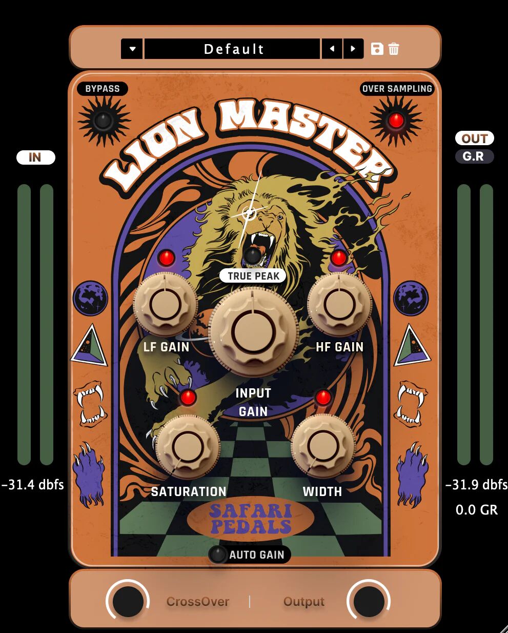 Lion Master - Safari Pedals Lion Master - Audiofanzine