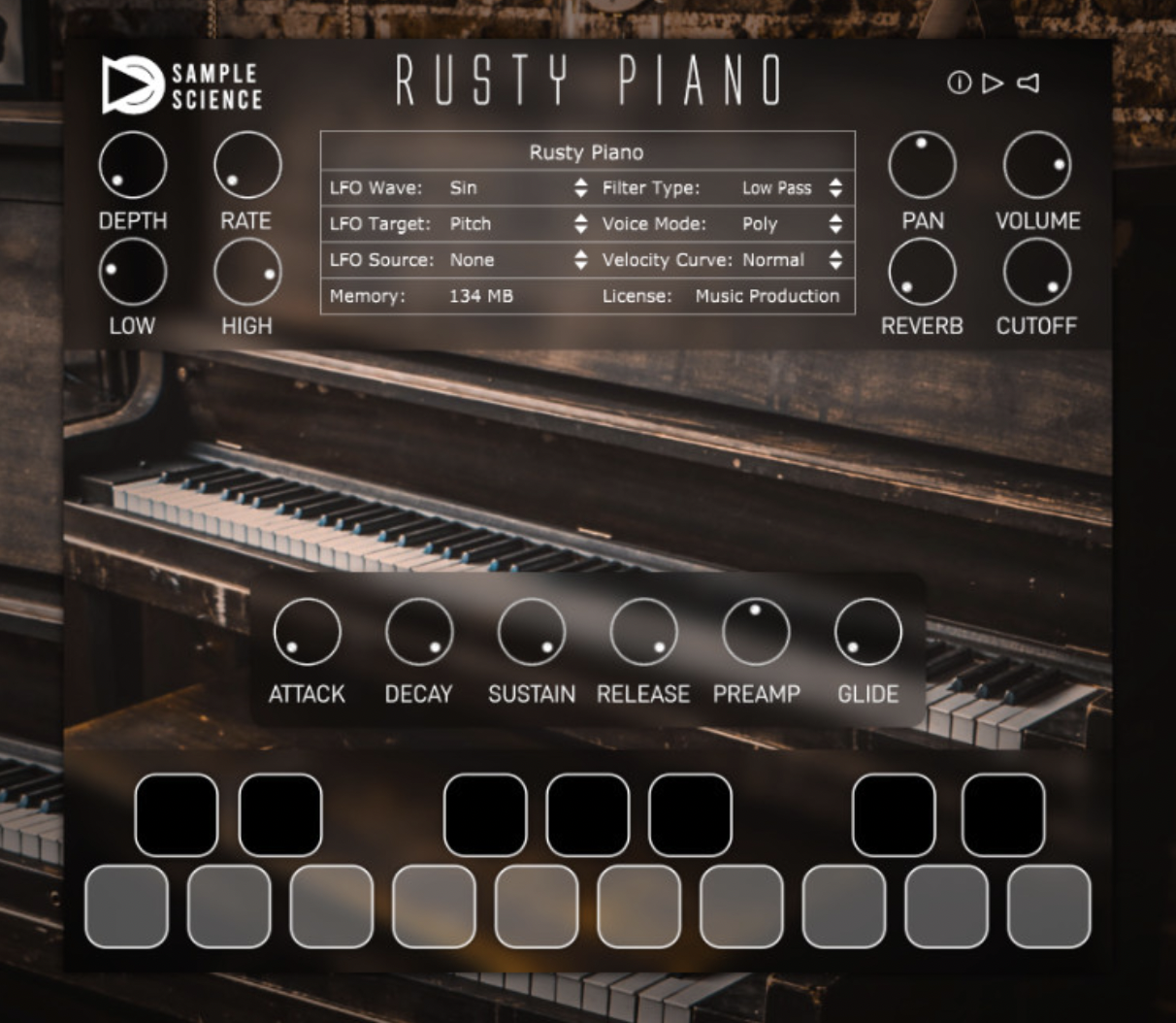 Rusty Piano - SampleScience Rusty Piano - Audiofanzine