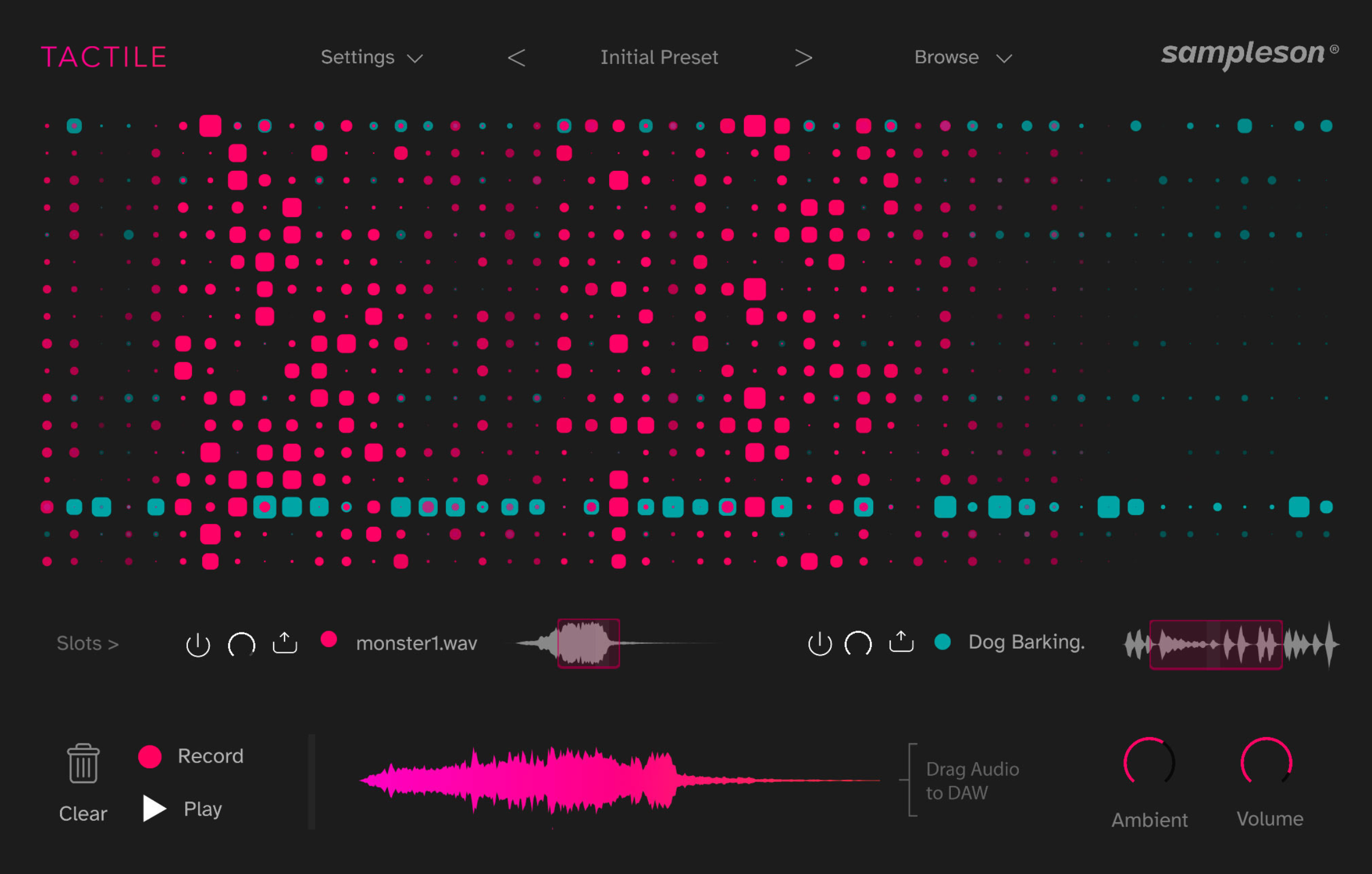 Tactile - Sampleson Tactile - Audiofanzine